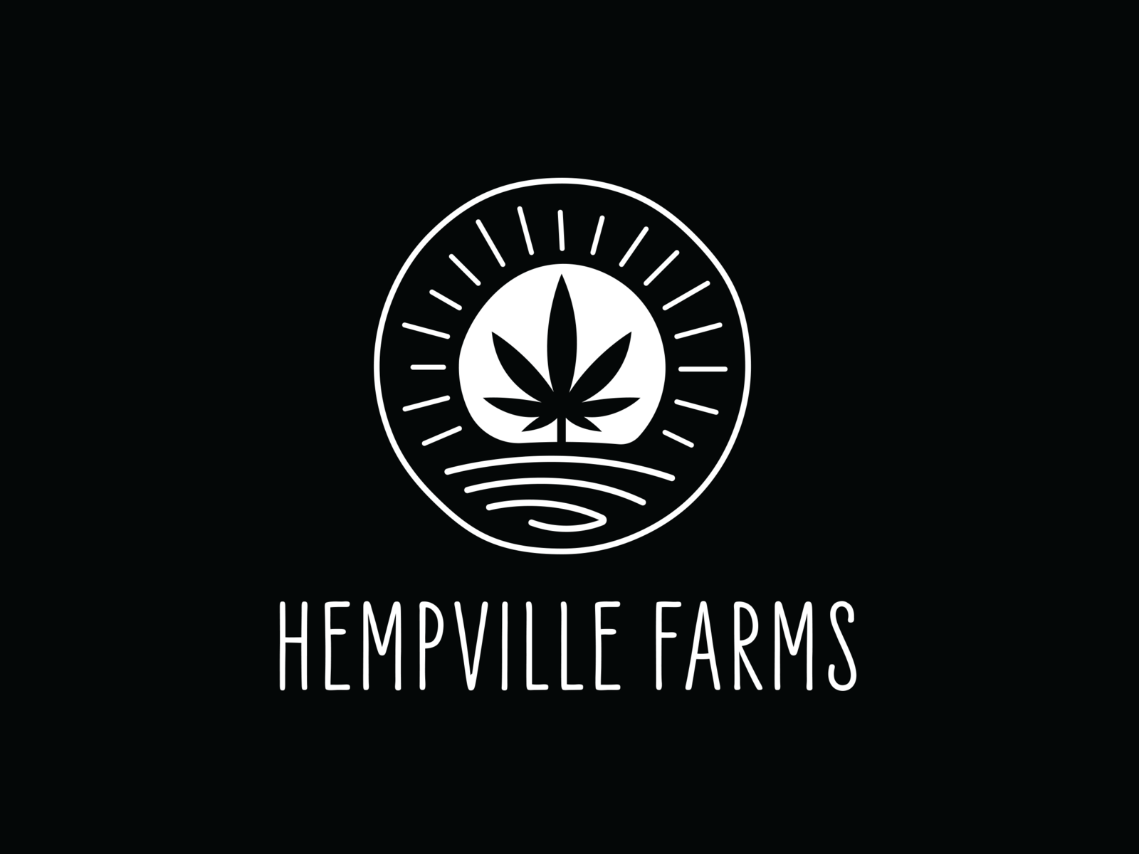 Hempville Farms Logo by Adam Dorsey on Dribbble