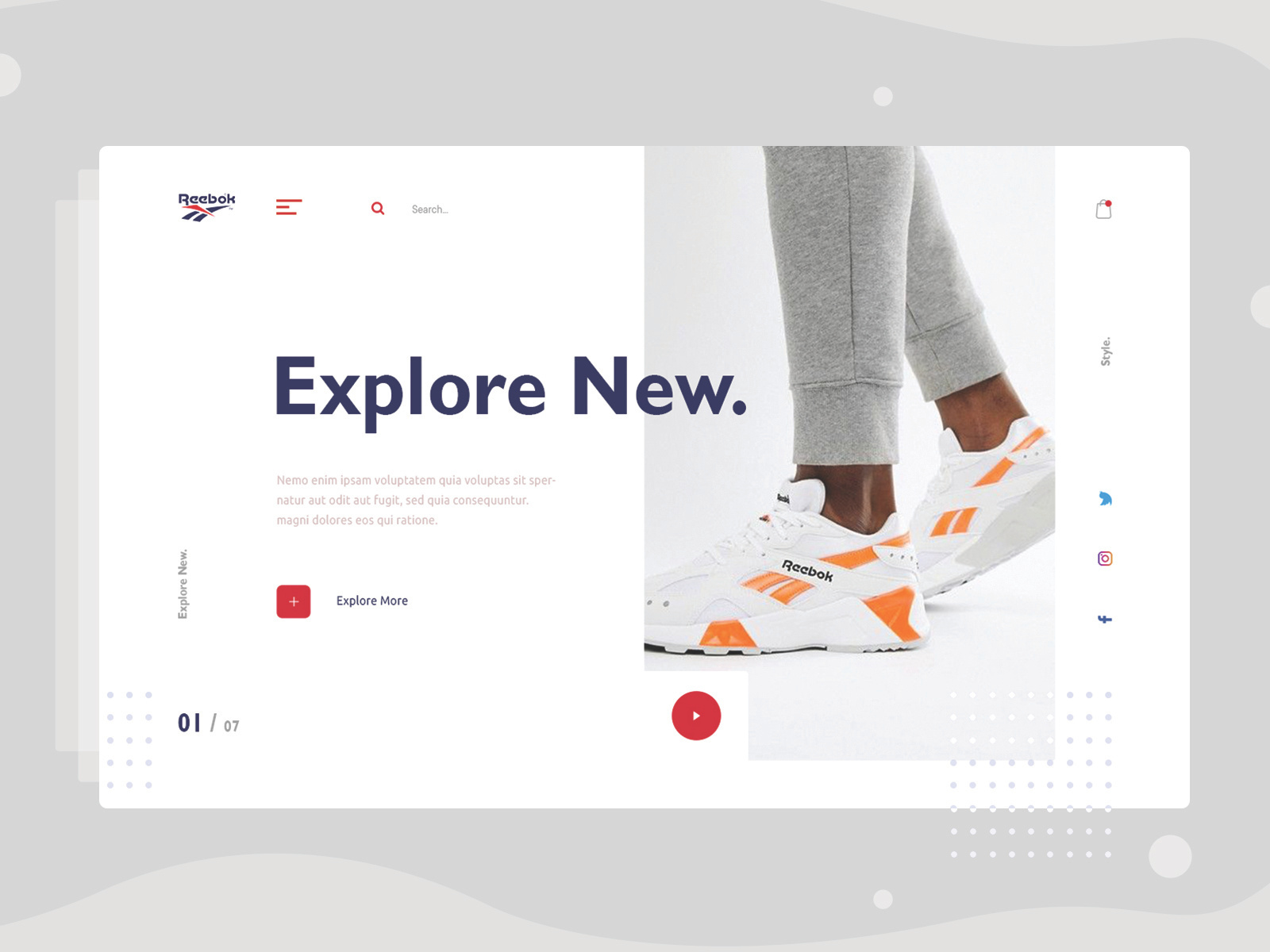 Minimal E-commerce shop Exploration v5 by Mehedi Hasan Roni for Ofspace ...