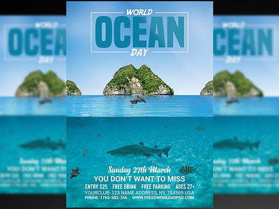 International Ocean Day designs, themes, templates and downloadable ...