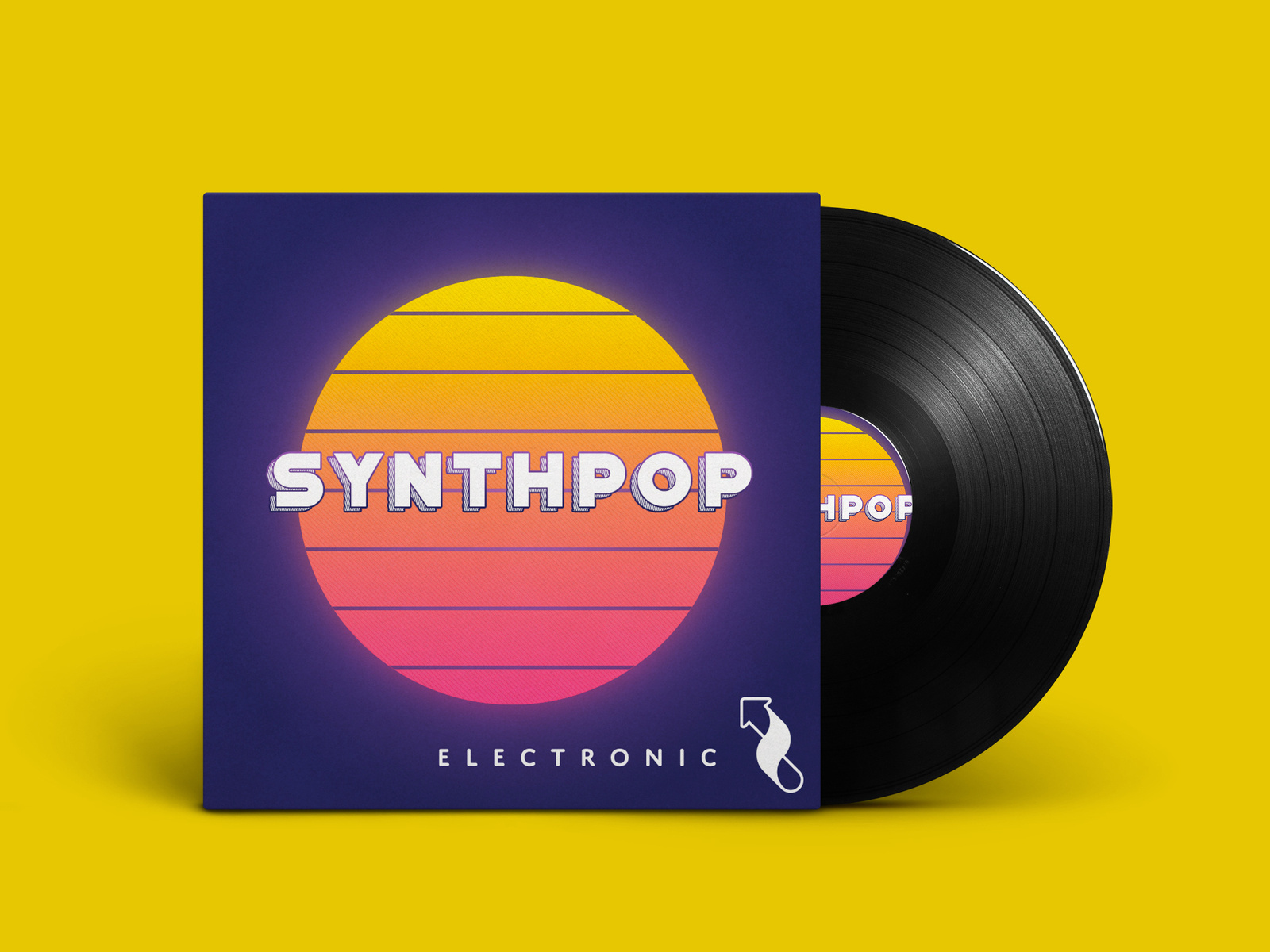 Synthpop Album Cover by Cris DiNoto on Dribbble