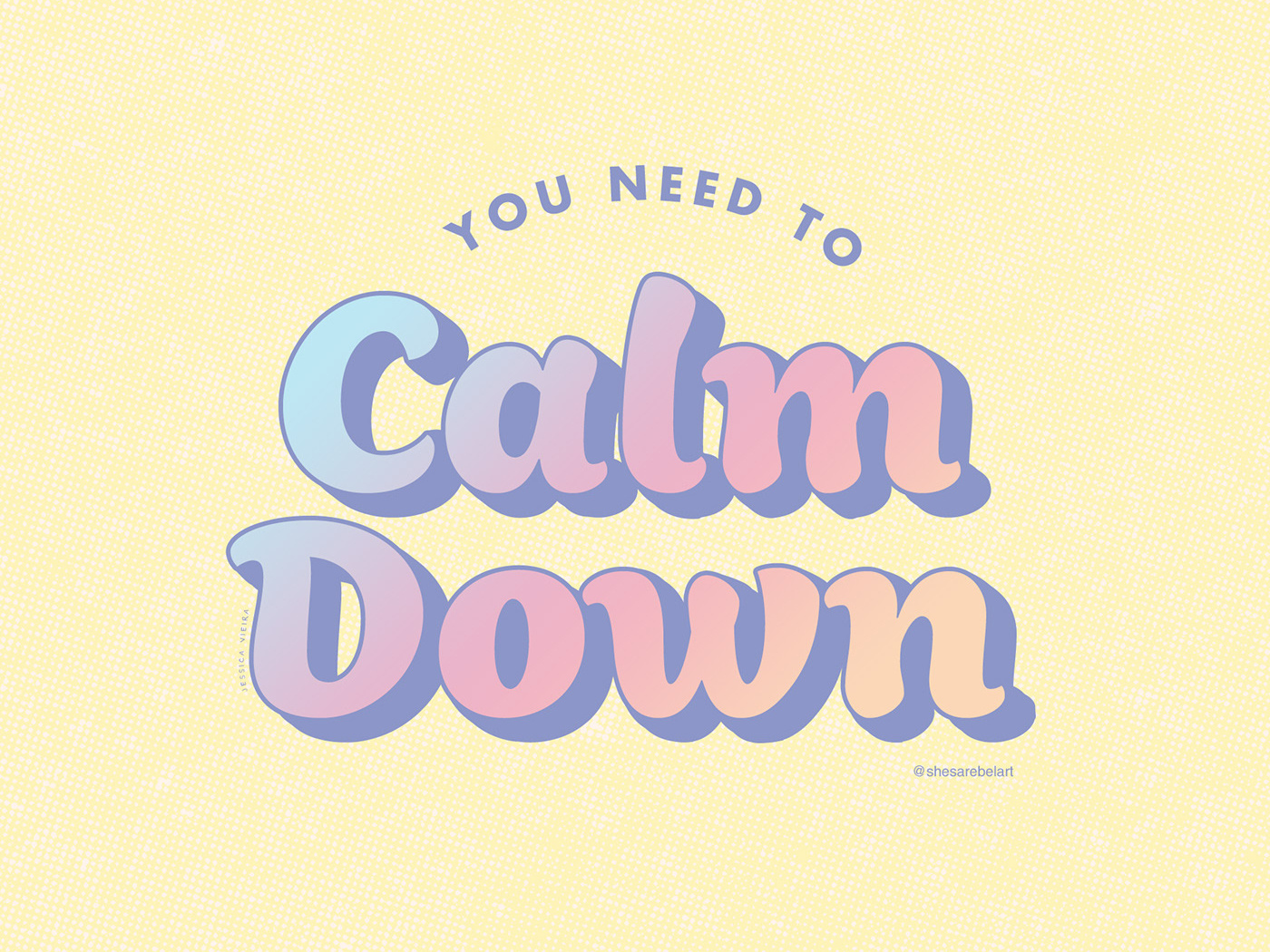 Calm Down Logo You Need To Calm Down, Taylor Swift Song Print