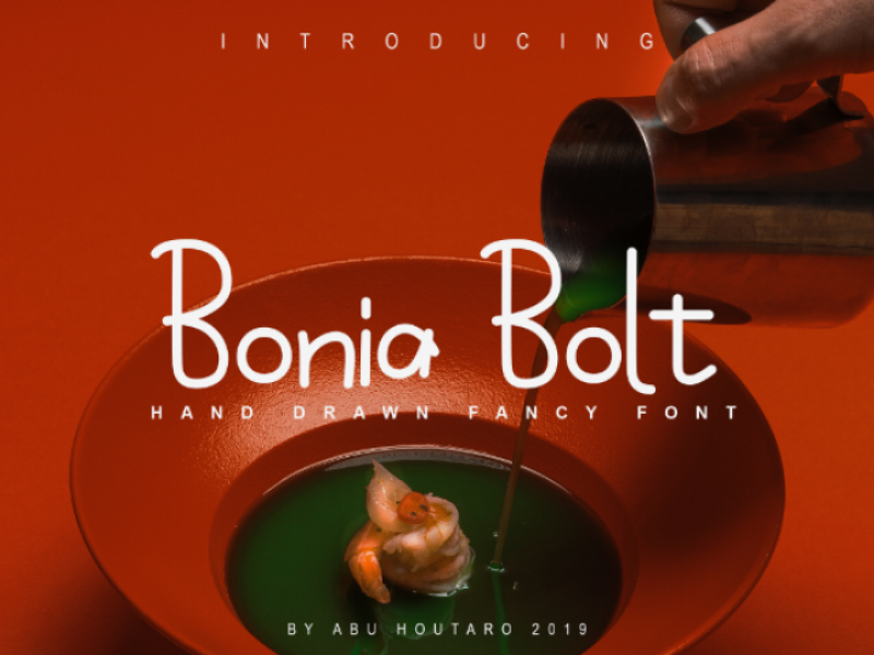 Bonia Bolt Font by Andi Rosandi on Dribbble