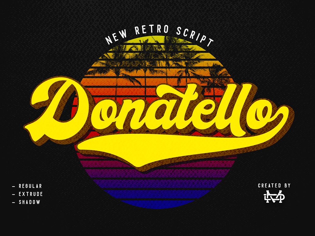 Retro Script by madeDeduk Design on Dribbble