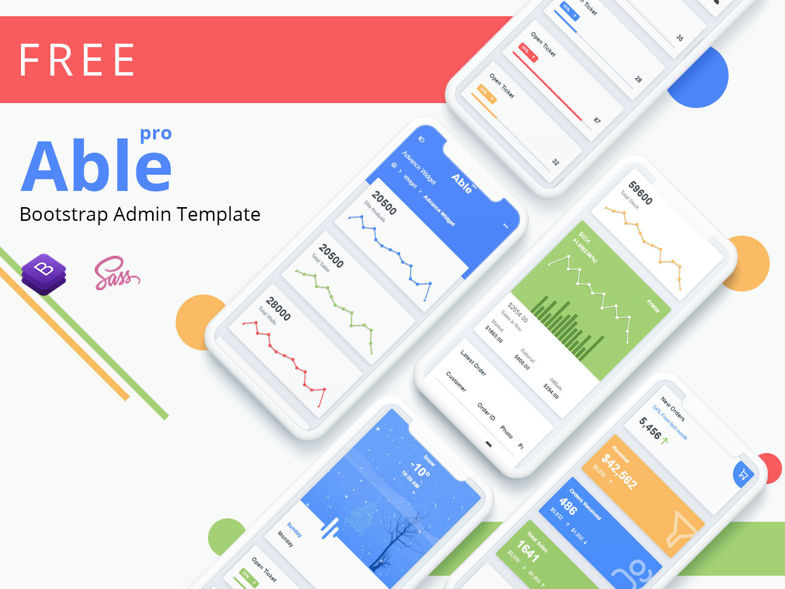 Able Pro Free Admin Template by Phoenixcoded on Dribbble