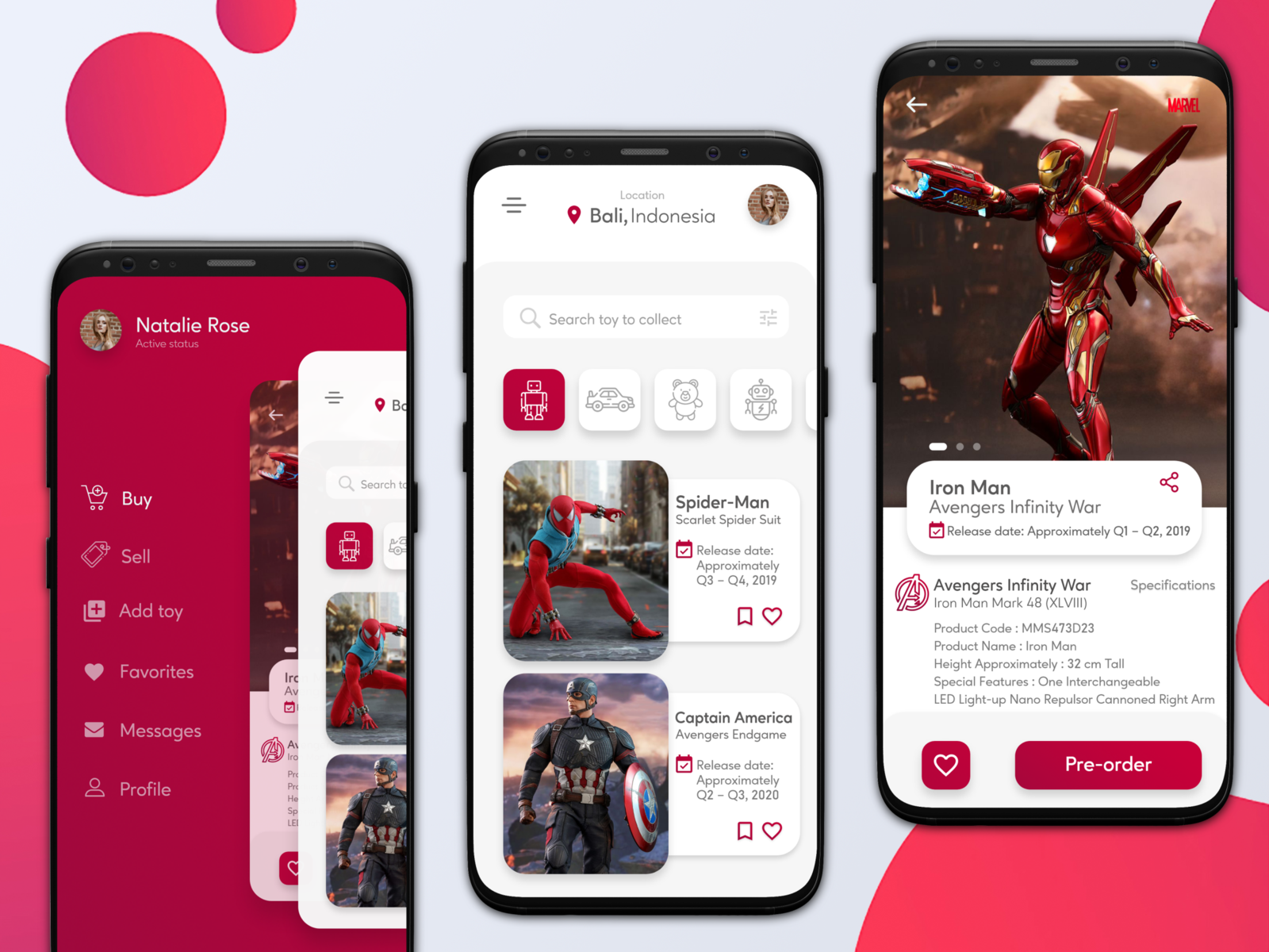 Action Figure Toys App by fazriyawan on Dribbble