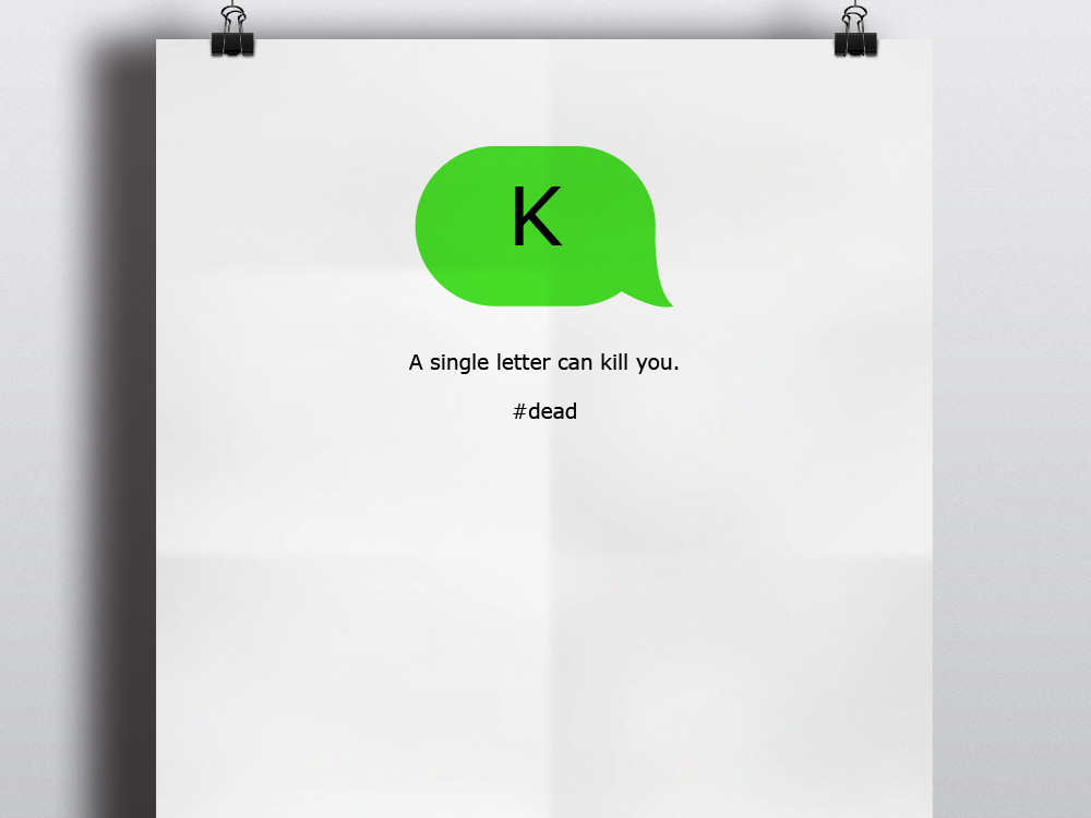 Dead Don’t Drive Anti Texting & Driving Campaign Poster by Billy ...