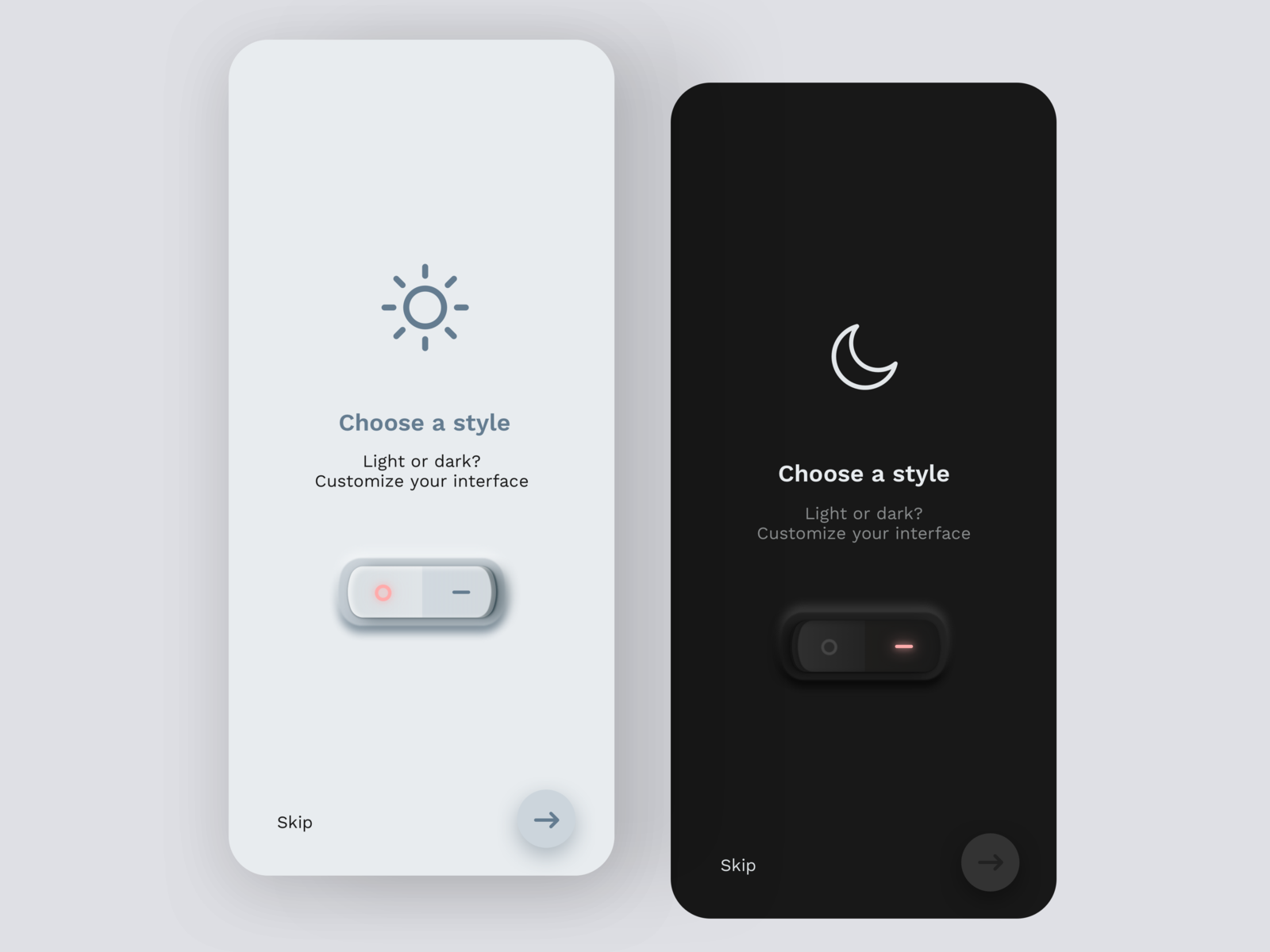 Daily Ui 15 On Off Switch By Pierfilippo Ariano On Dribbble