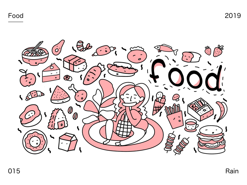 Food by Rain on Dribbble