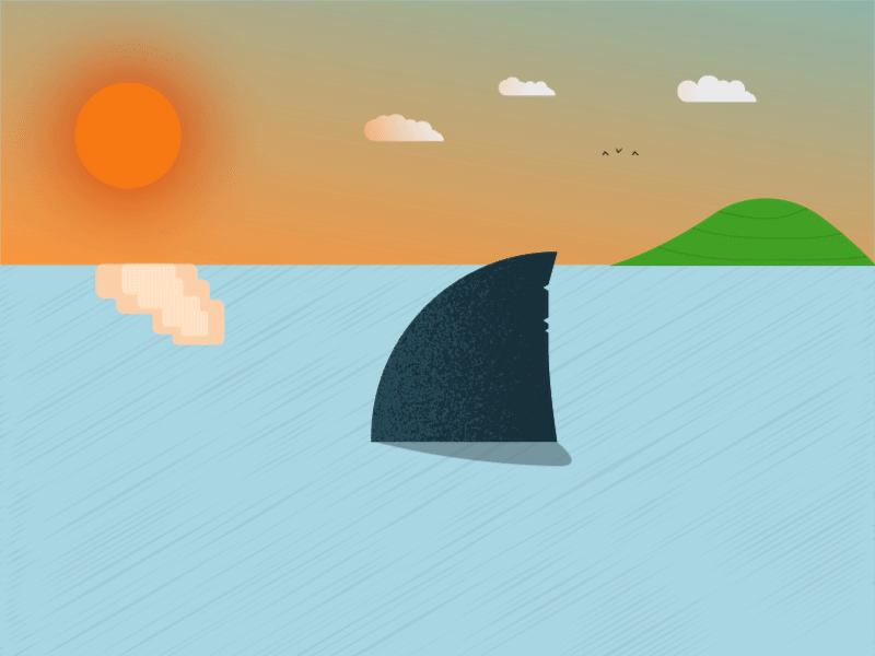 Shark Fin Gif