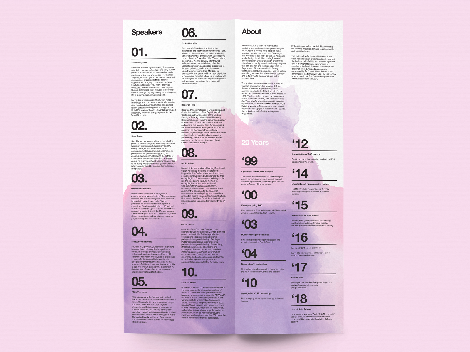 Watercolor – Program Brochure Design by Jan Sedláček for Justmighty on ...