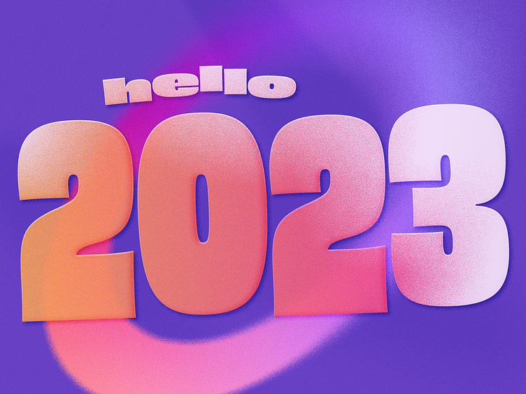 Hello 2023 by Andrew-David Jahchan on Dribbble