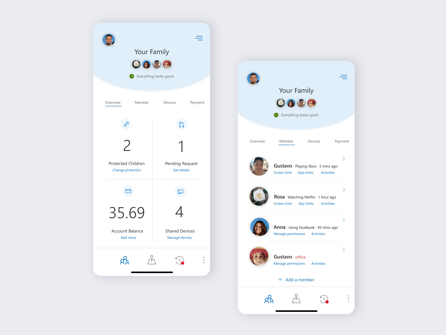 UI design-family safety app by Shantelle Liu on Dribbble
