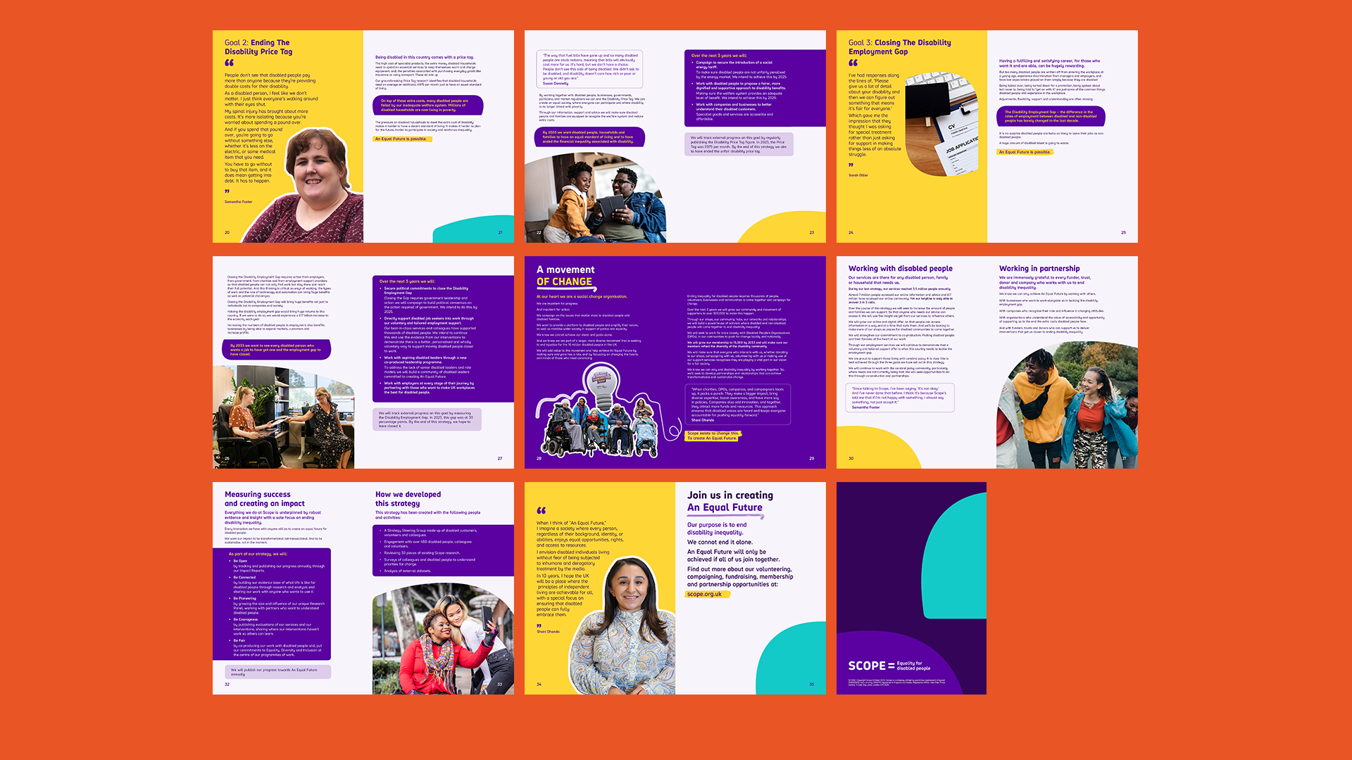 Scope Strategy Report Design by Natalie Adkins on Dribbble