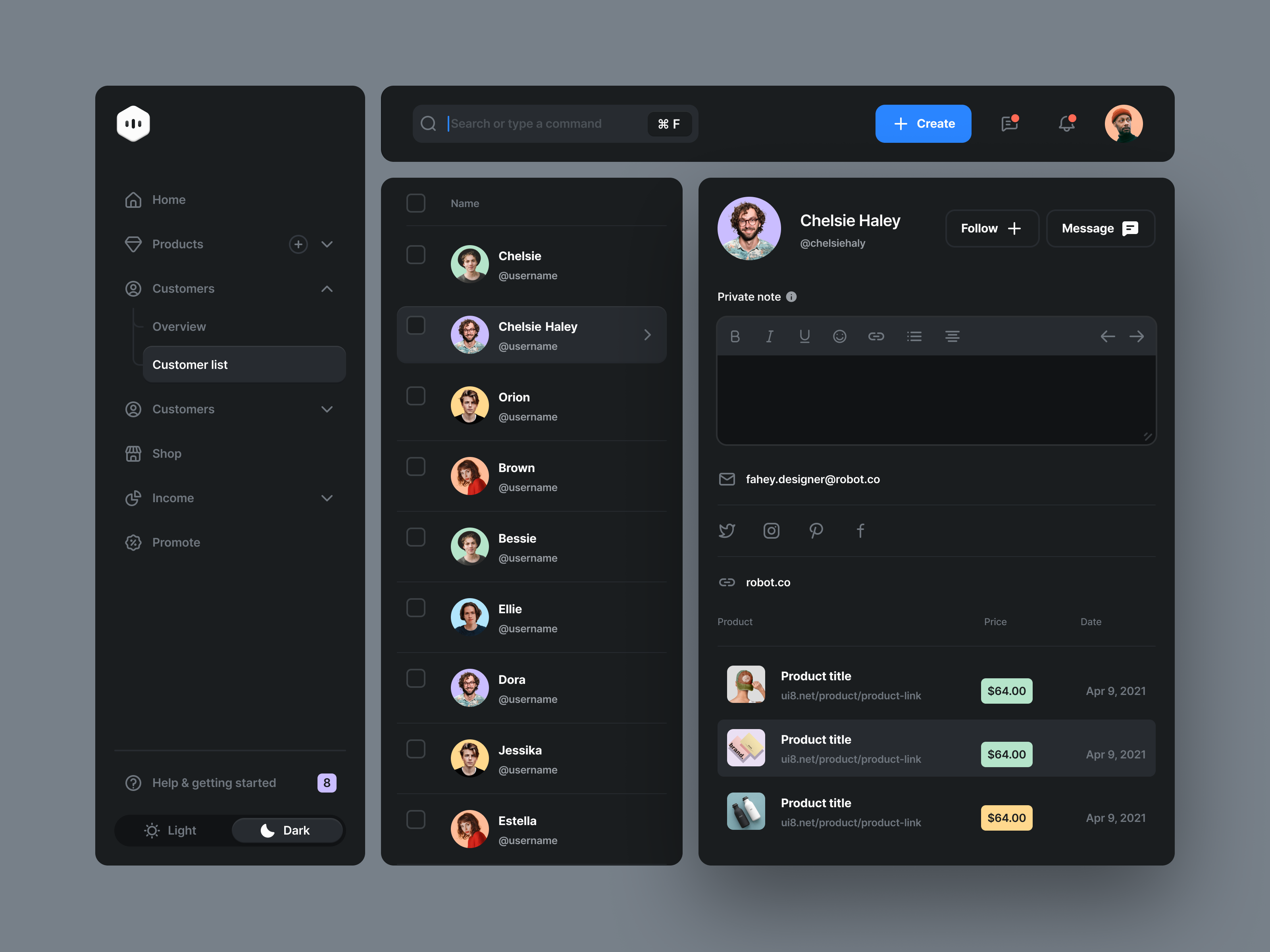 Core Dashboard Builder - Customer Components by Tran Mau Tri Tam for ...