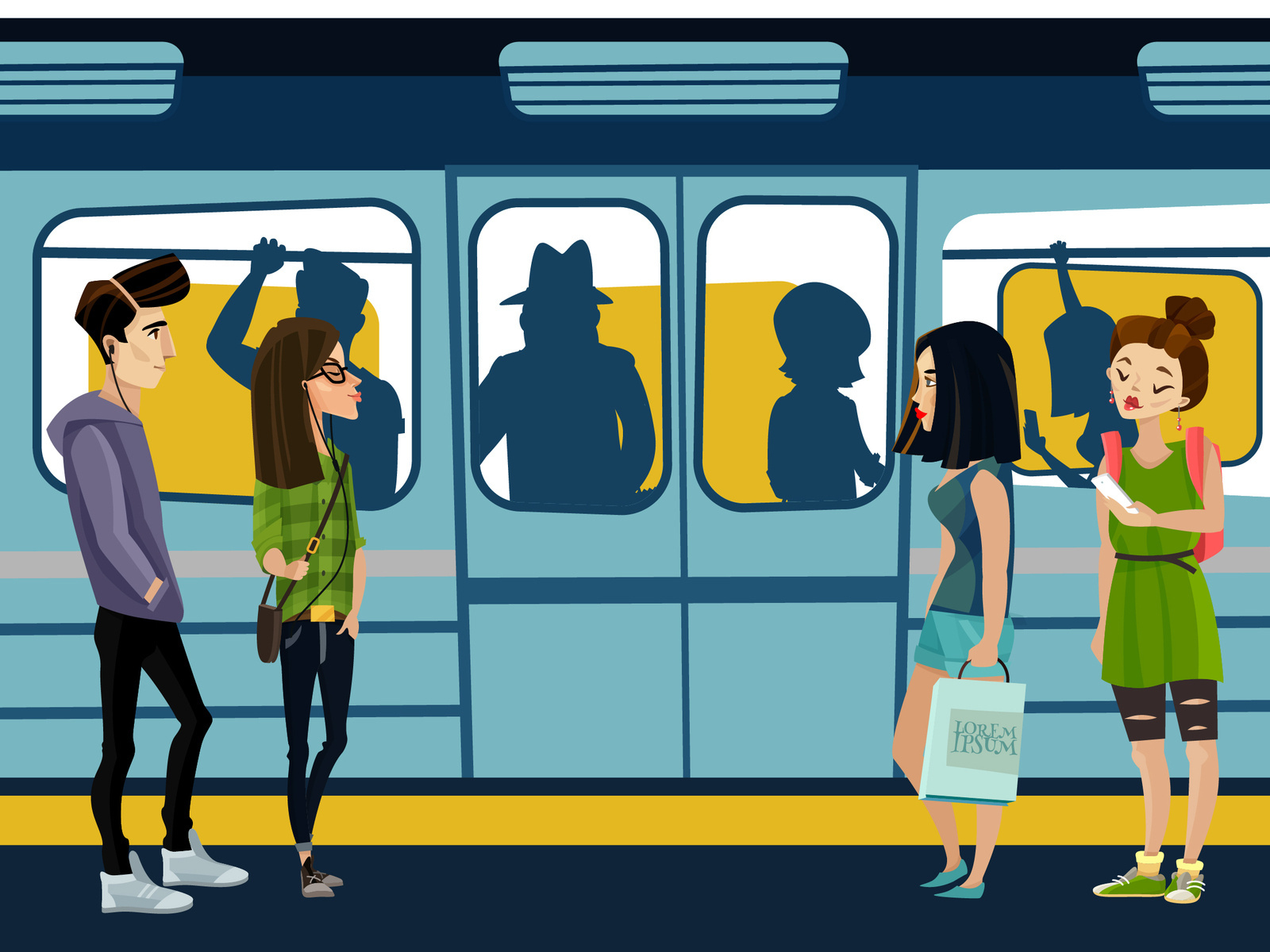 NYC subway by Ashraful Haque on Dribbble