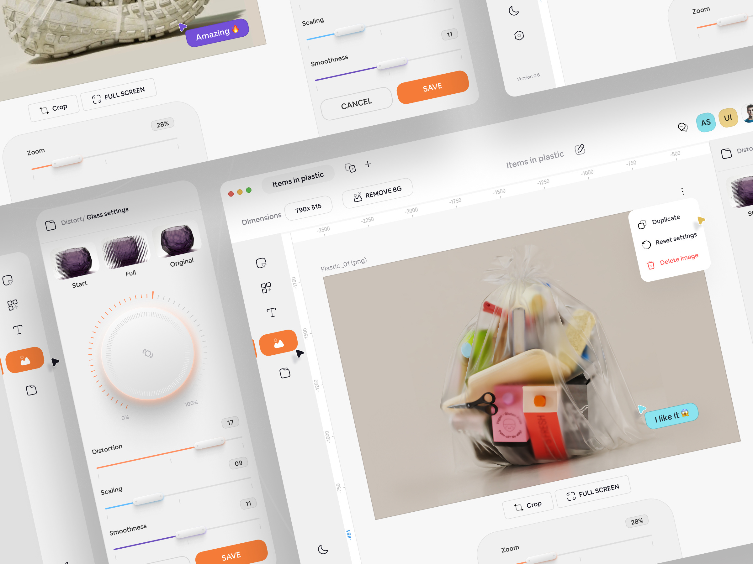 Collaborative Photo Editing Software UI by Awsmd on Dribbble