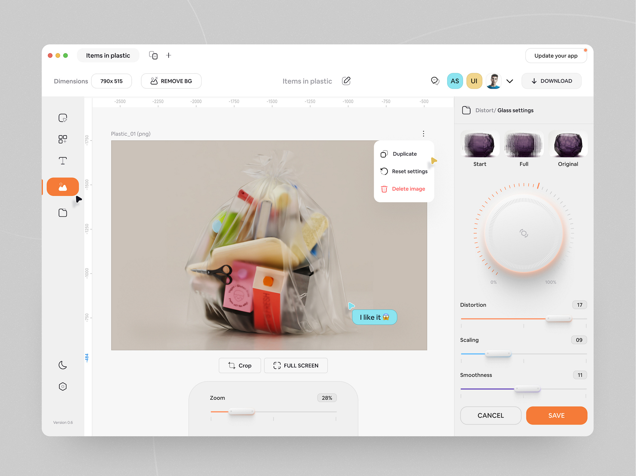 Collaborative Photo Editing Software UI by Awsmd on Dribbble