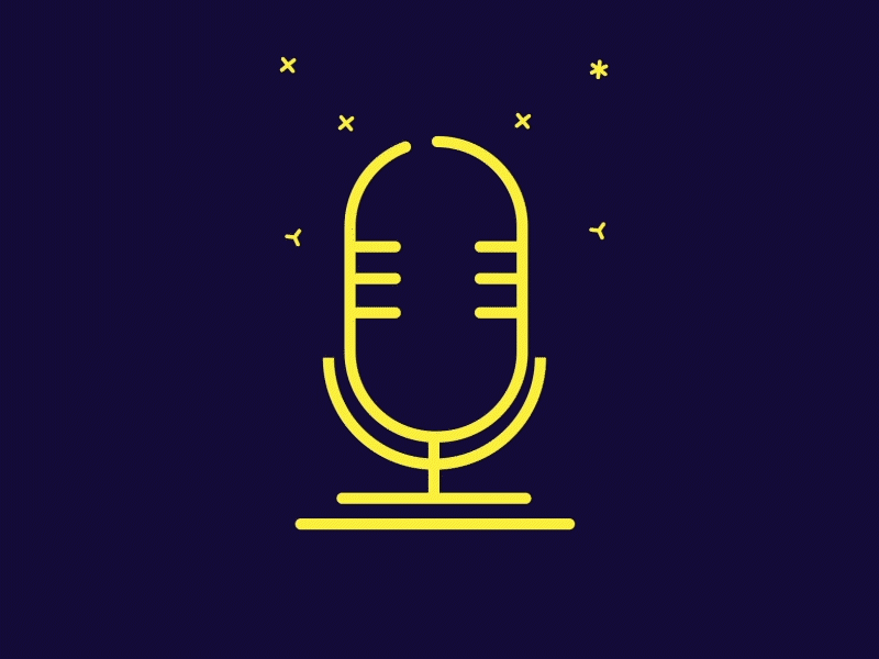 Animated Microphone Gif