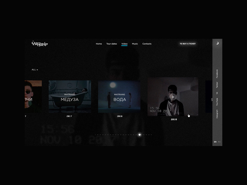 Free Black One Page Web Template by Jack Miller on Dribbble