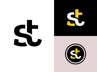 st logo by Sabuj Ali on Dribbble