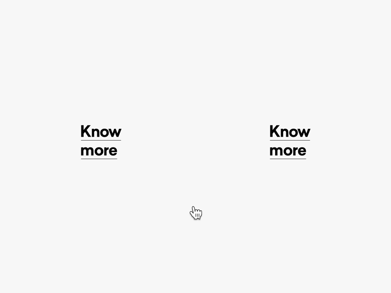 Know More Button by Karthik Meenakshisundaram on Dribbble