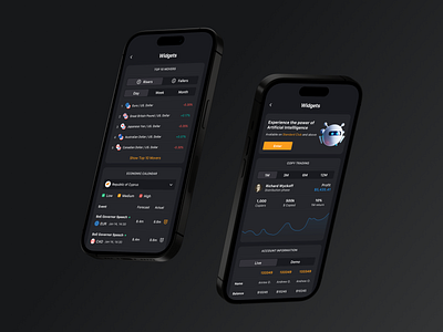 Copy Trading Mobile app by Andrew on Dribbble