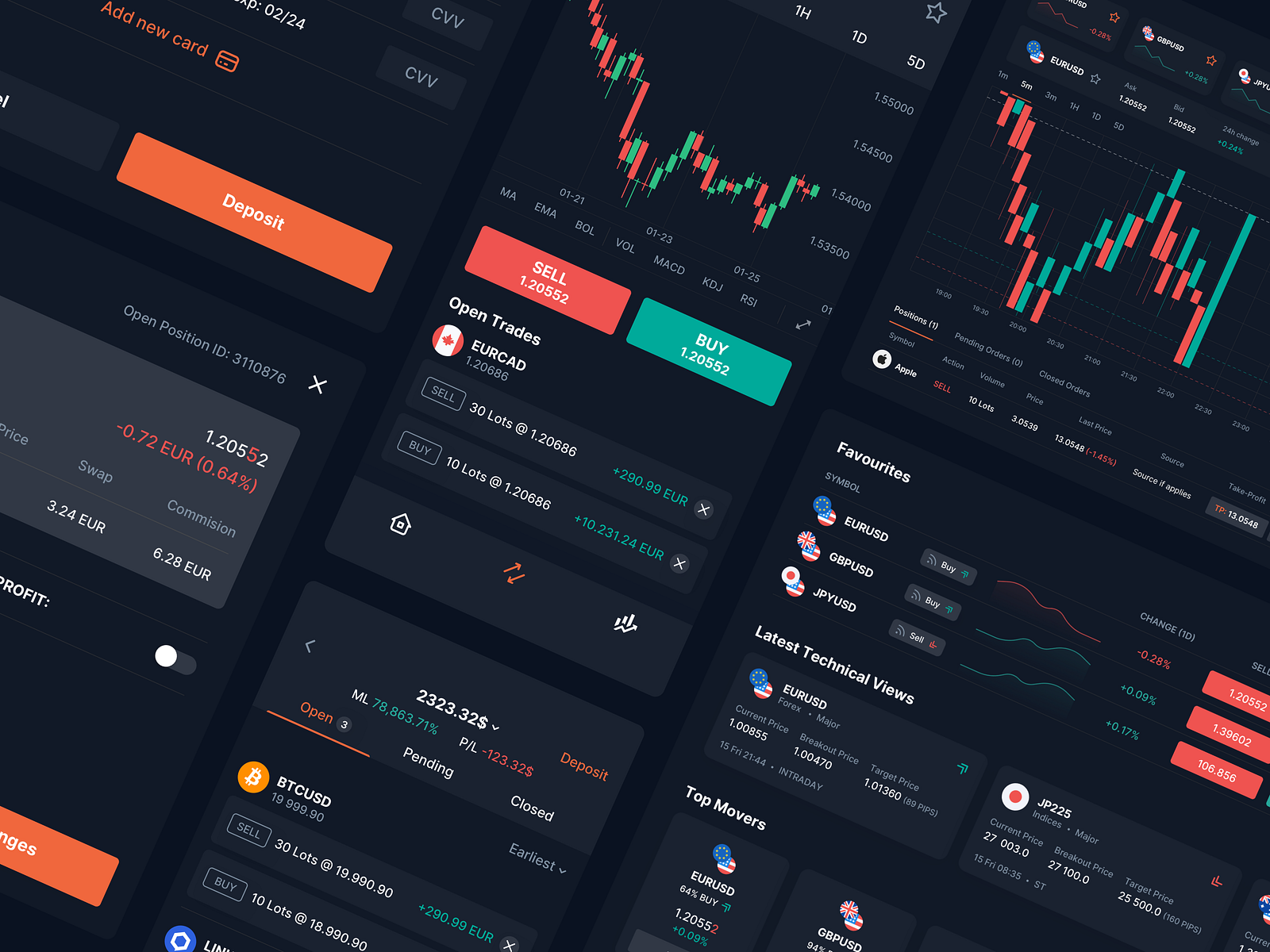 Trading App Dark Mode by Andrew on Dribbble