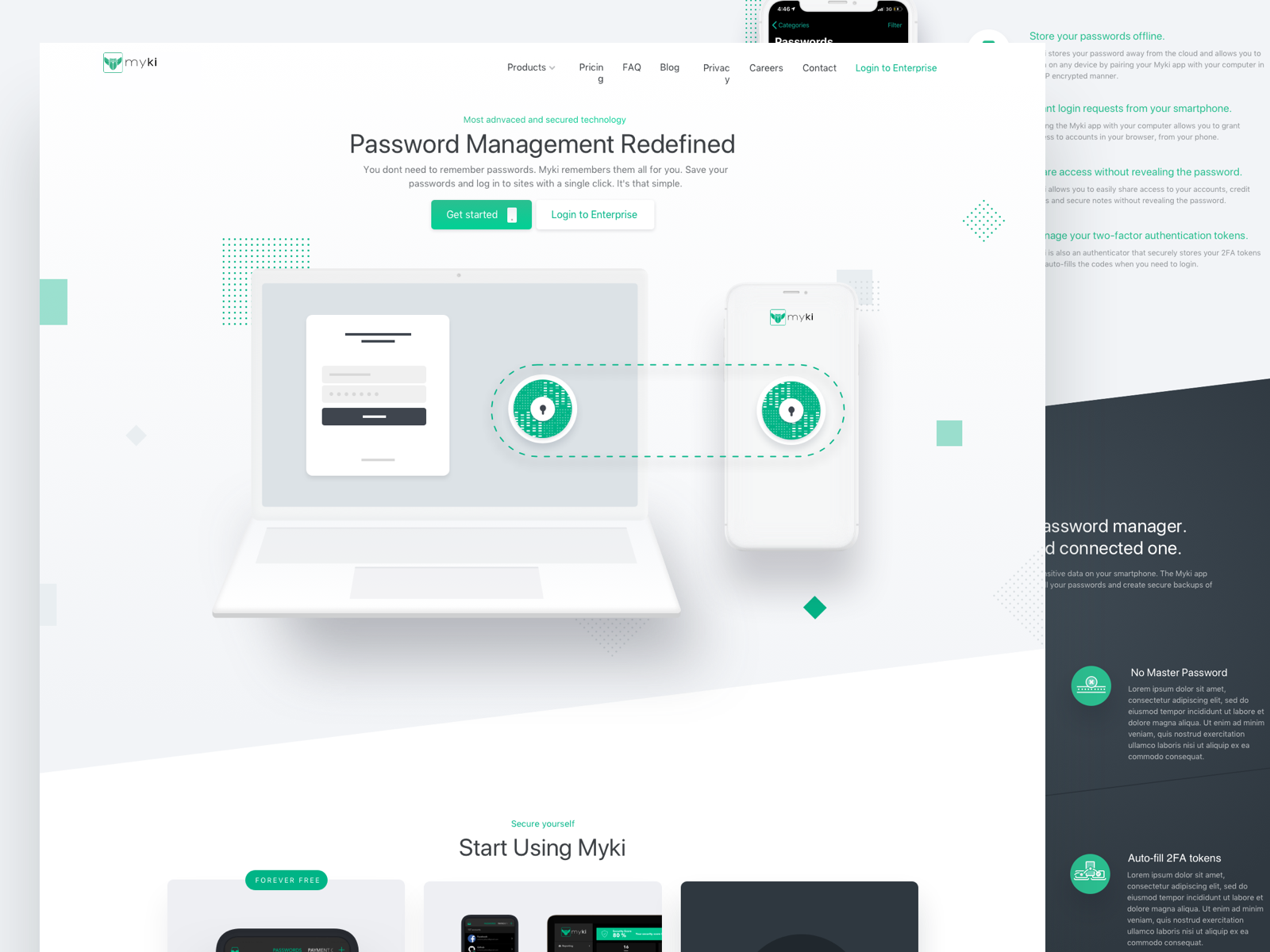 Myki Website by Sasha Martynchuk on Dribbble