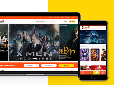 Movie Booking Website designs, themes, templates and downloadable ...