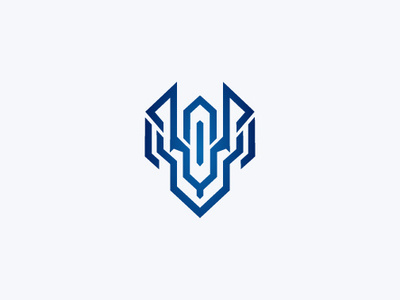 Wolf Tech Logo by Dovs on Dribbble