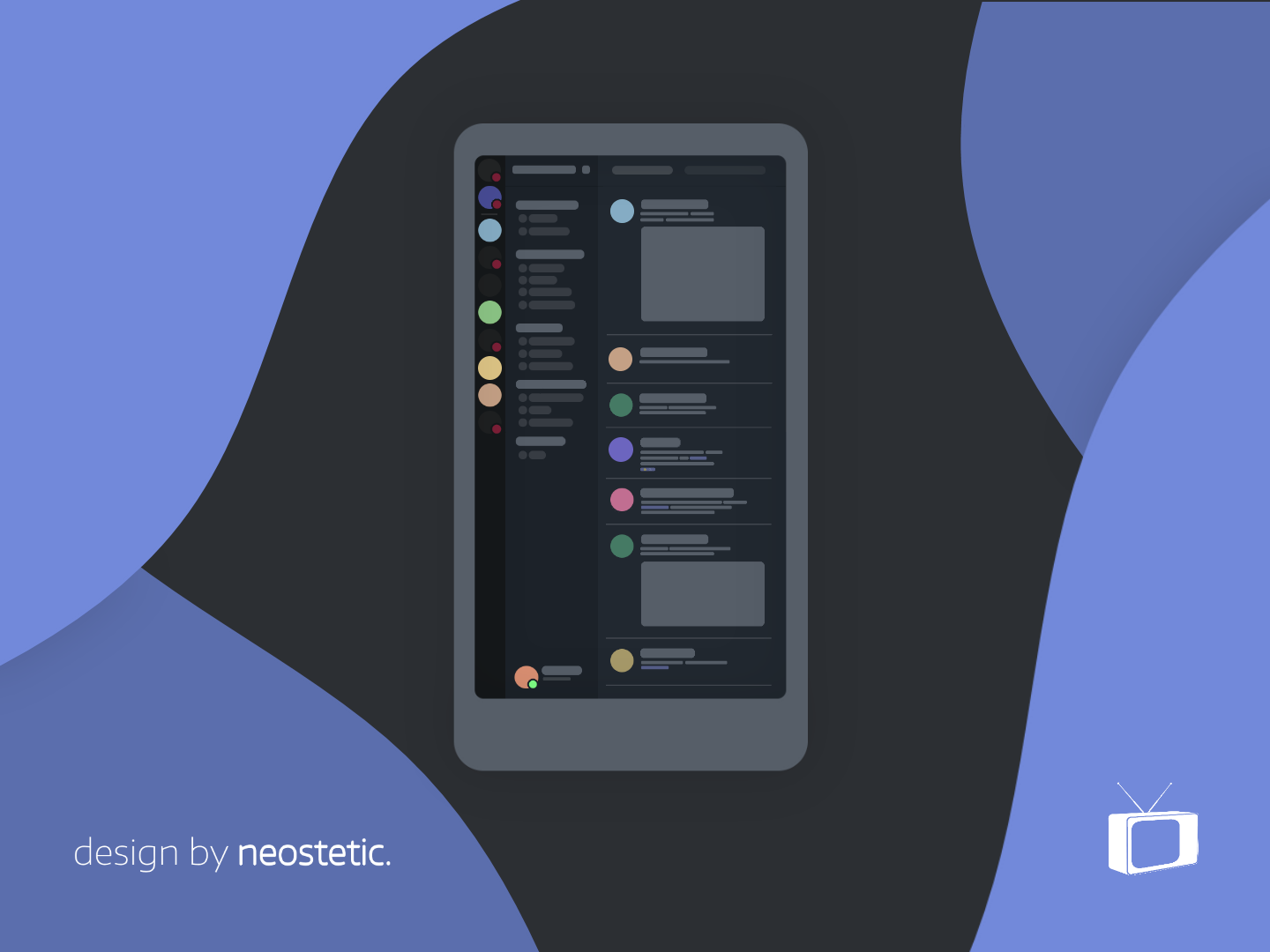 discord design - mobile by neostetic on Dribbble