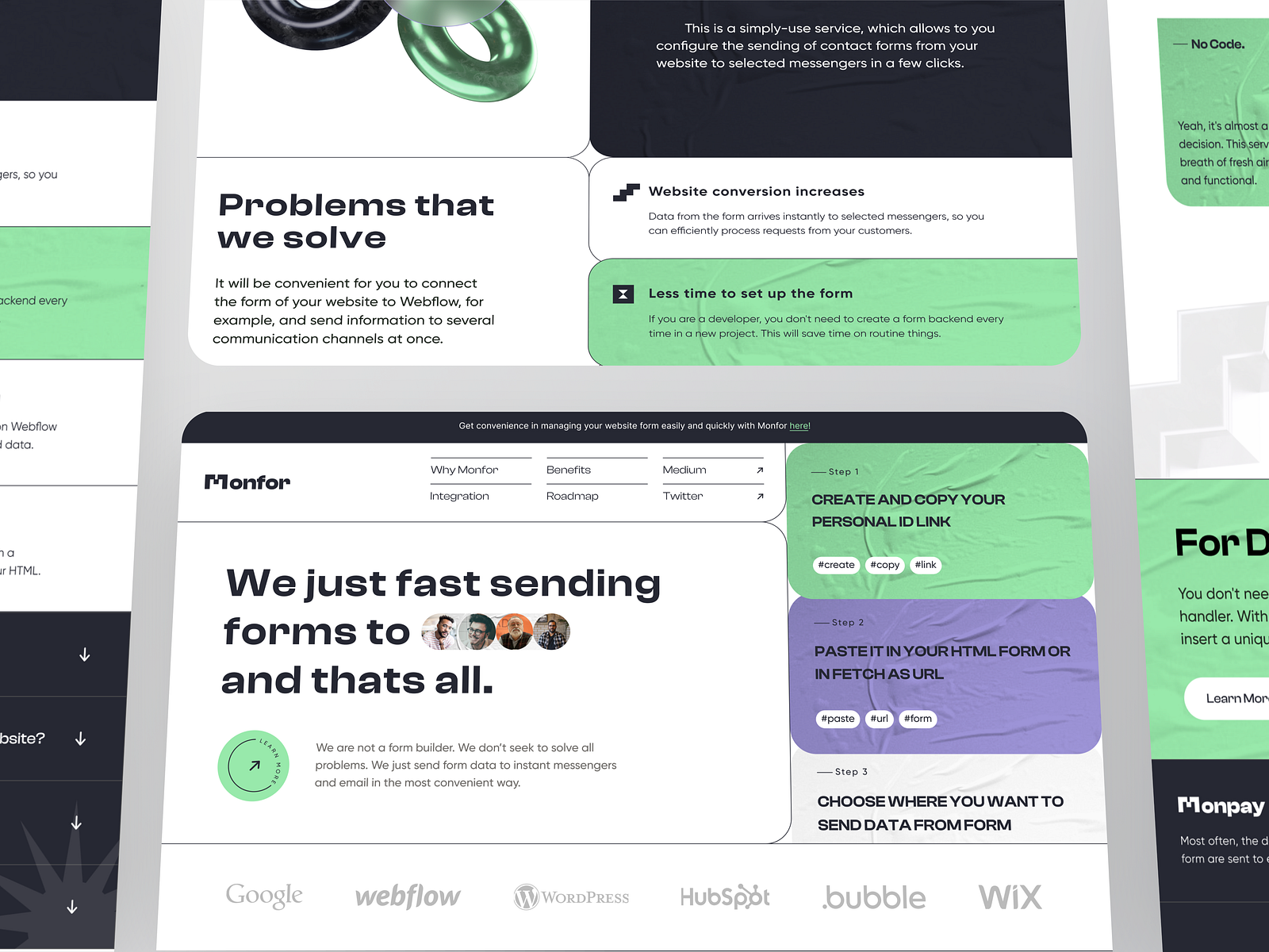 Monfor - Fast sending forms website by Rohmad Khoirudin for Odama on ...
