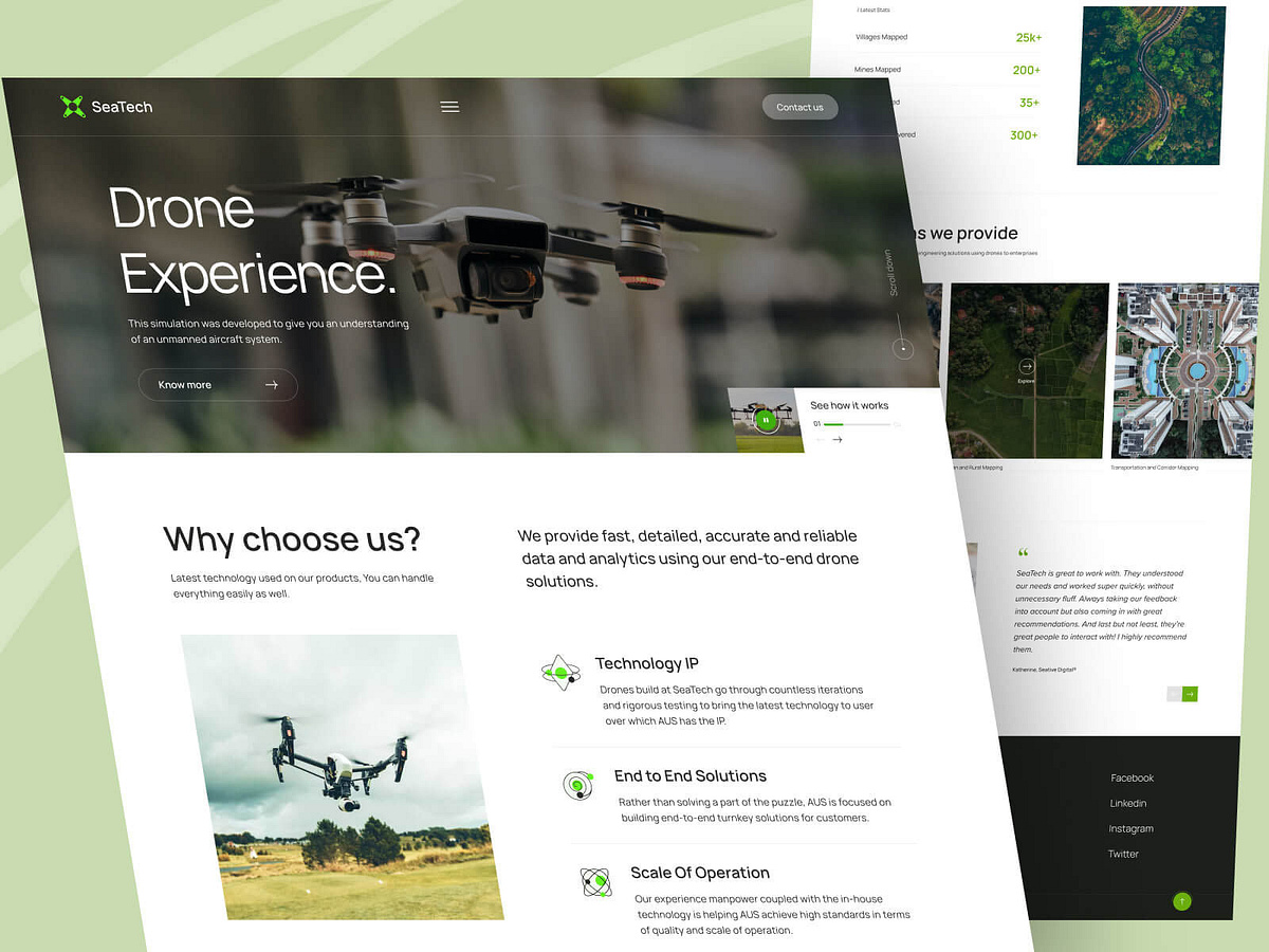 Drone Ui Designs Themes Templates And Downloadable Graphic Elements