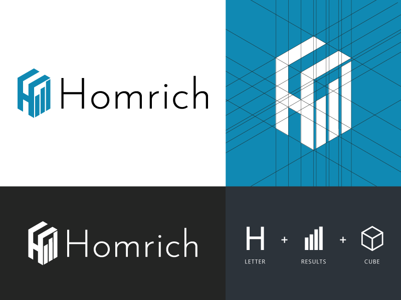 Homrich - Logo Design by BA Custom Logos on Dribbble