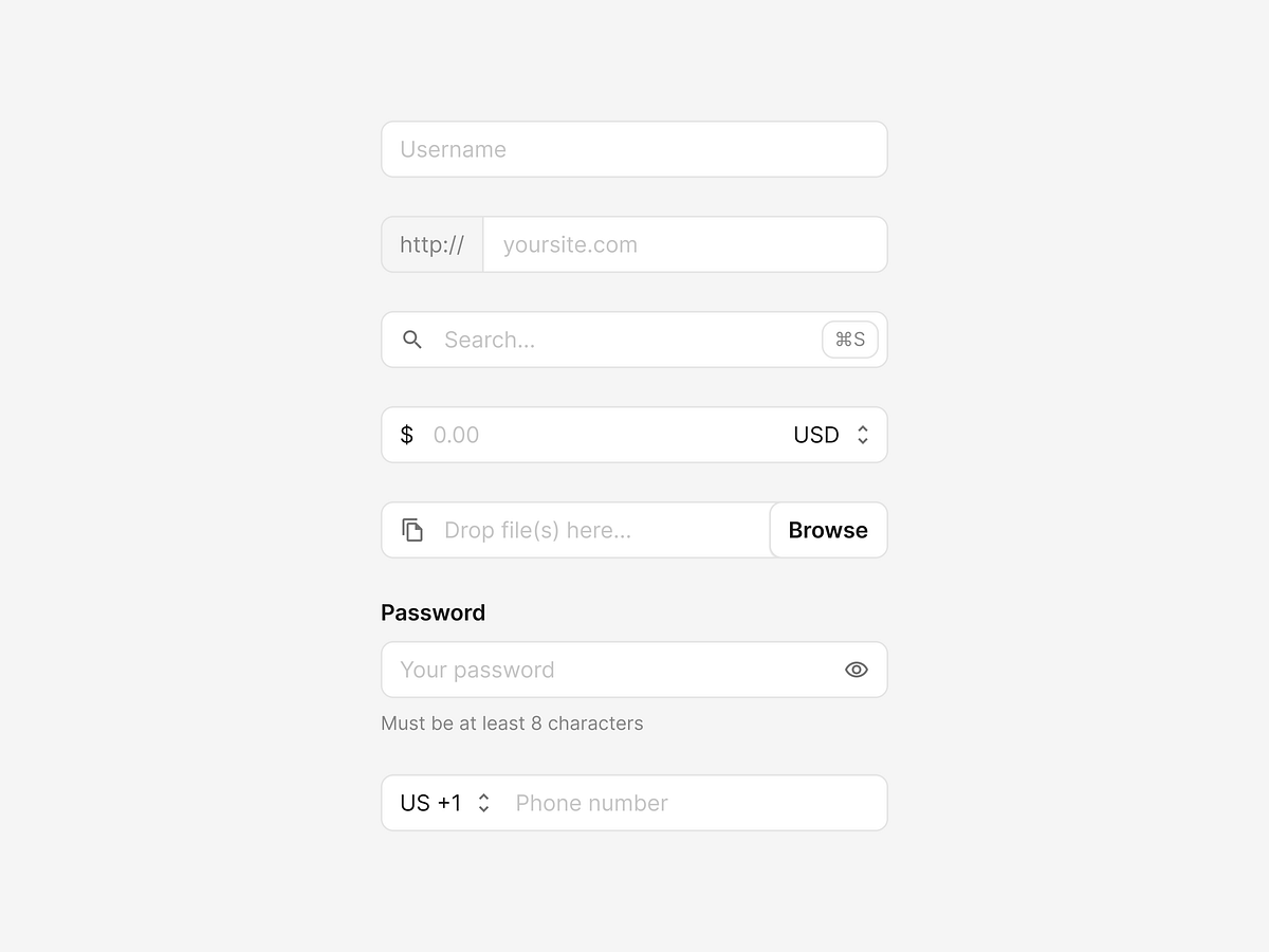Browse thousands of Input images for design inspiration | Dribbble