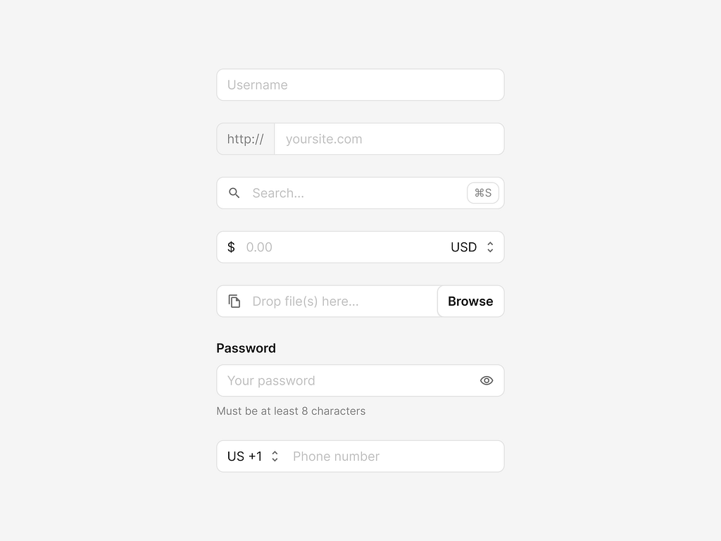 Input Elements By Pixsellz On Dribbble