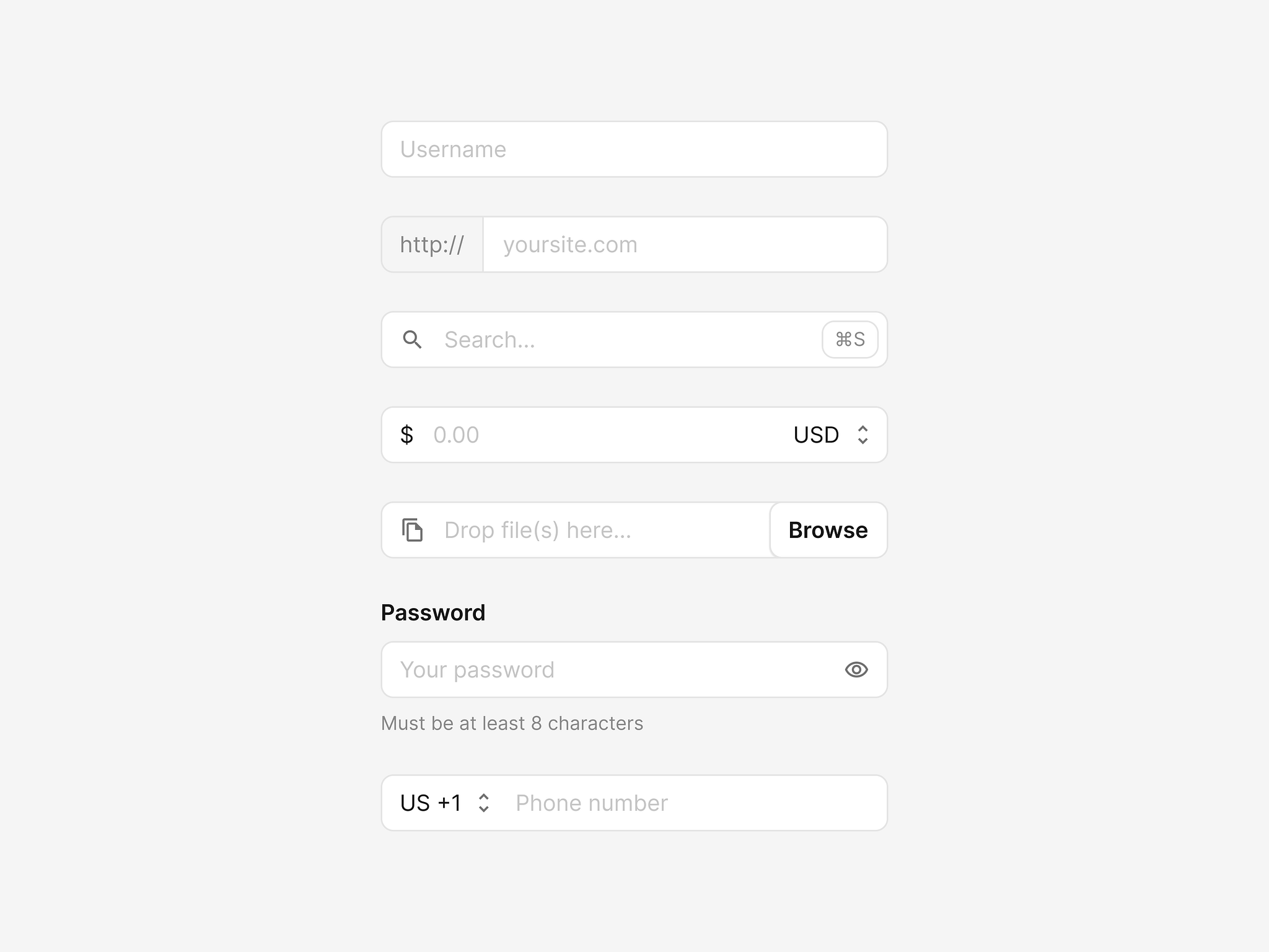 Input Elements By Pixsellz On Dribbble 