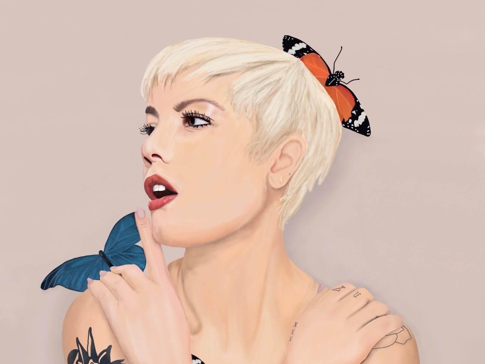Halsey by Syd Shugarman on Dribbble