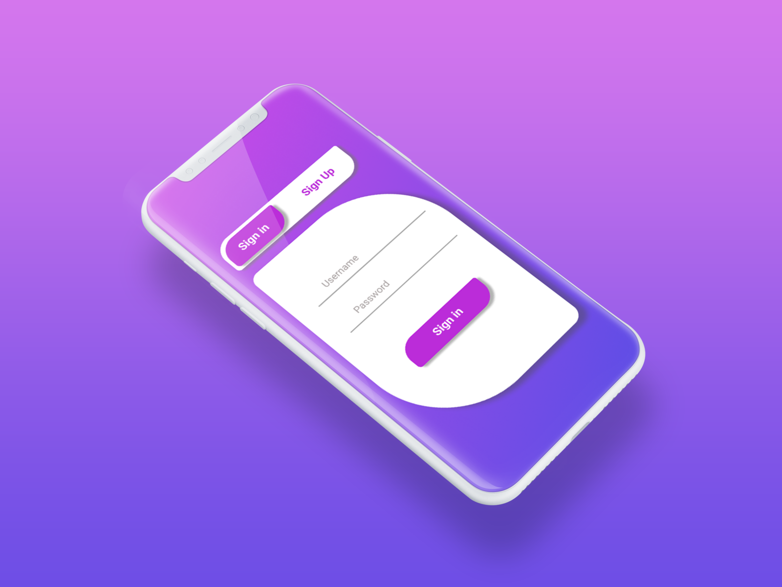 colorful Login Page by Abdihakiin Elmi on Dribbble