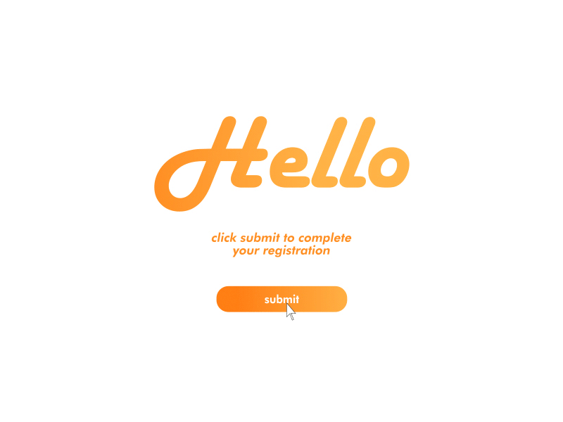 Registration Completed by sachin varghese on Dribbble