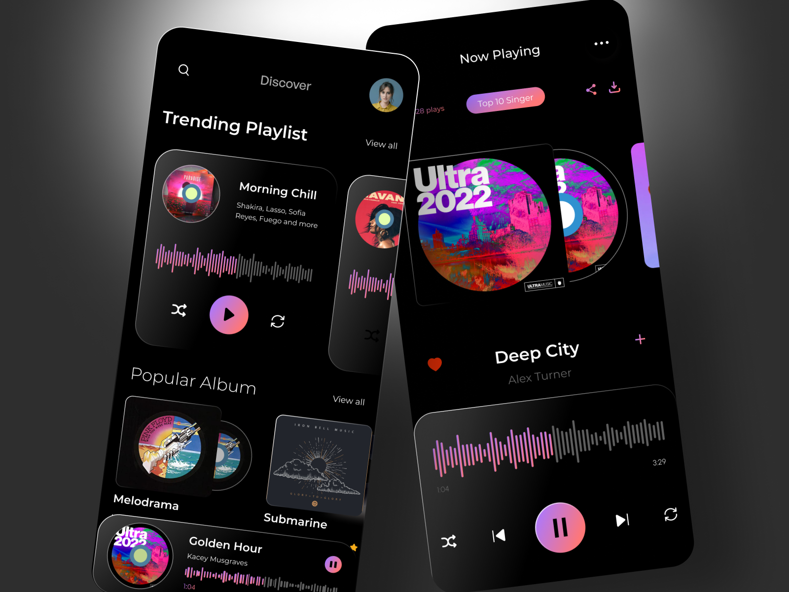 Music app design mobile app by lazy kar for LazyInterface UI UX Team on ...