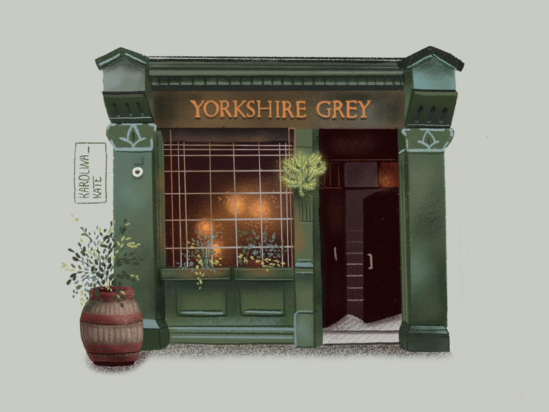 Cute shop window by Kate Volkova on Dribbble