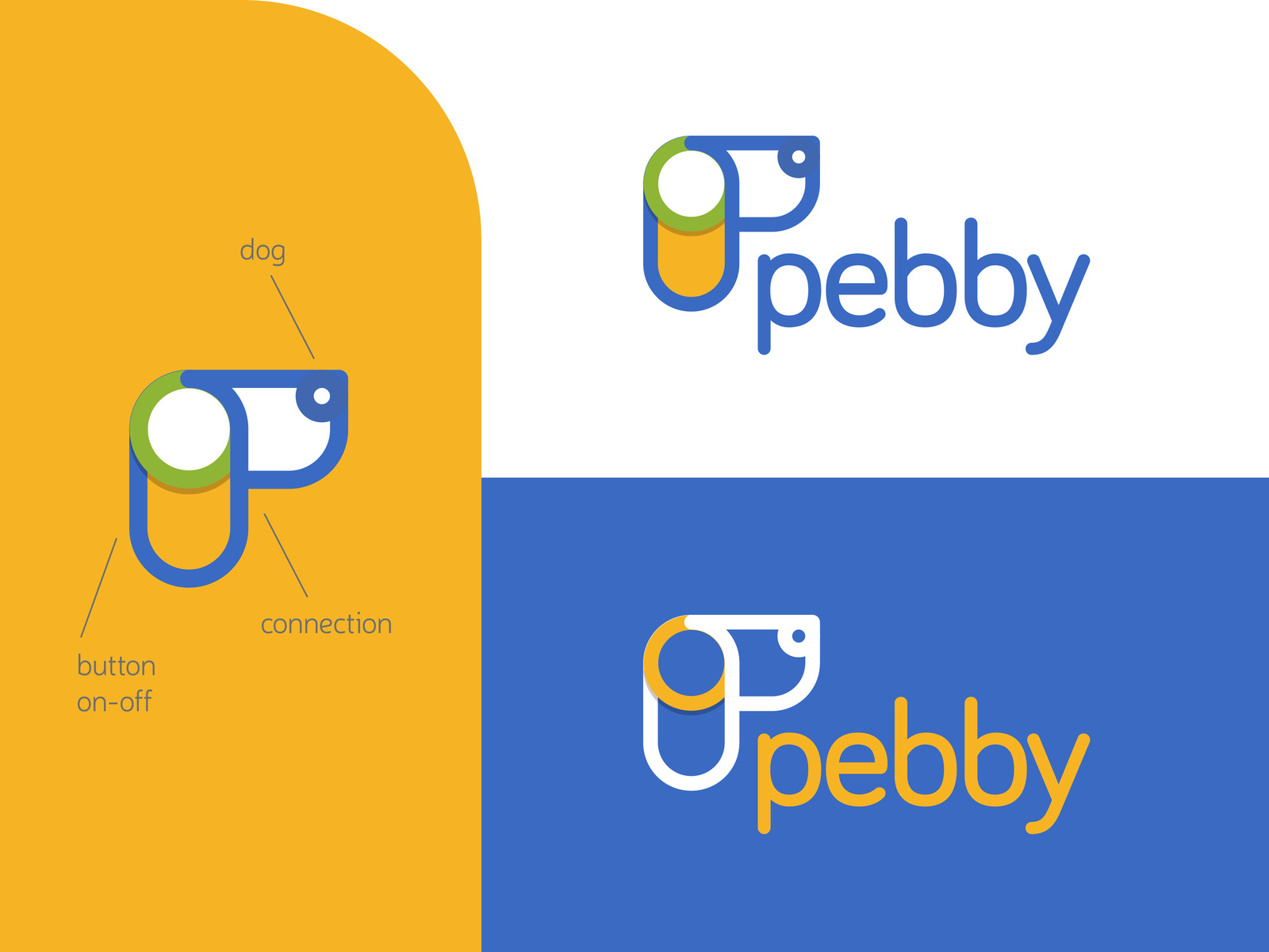One of my logo designs for Pebby by Ivan Dimitrov on Dribbble