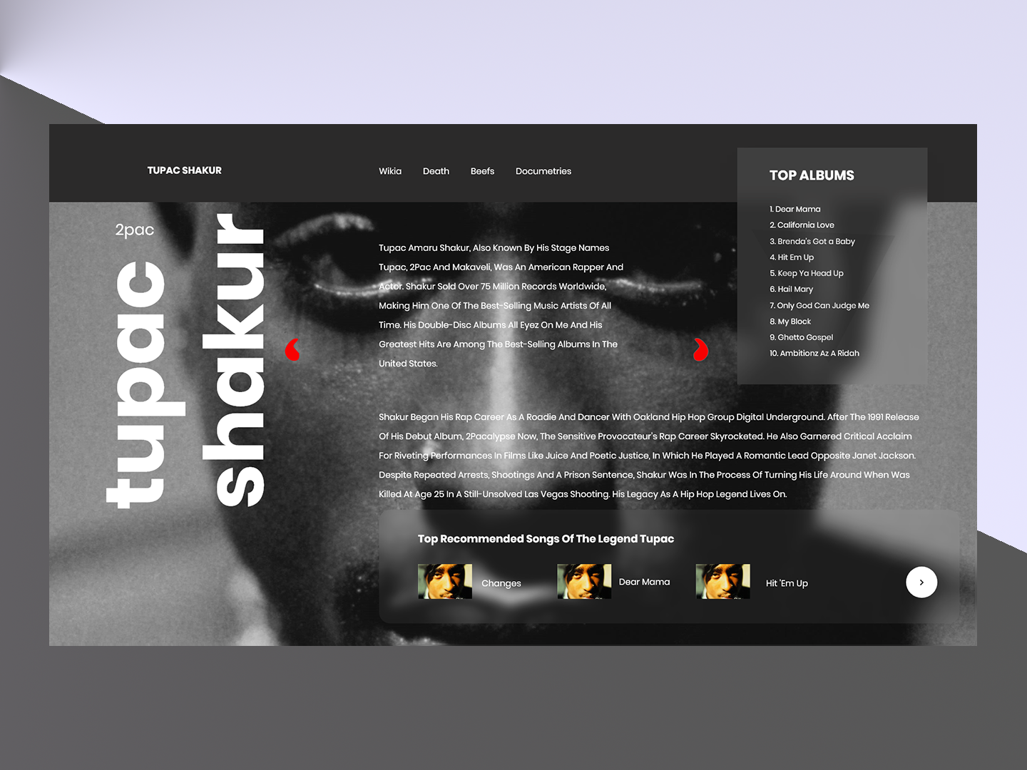 Tupac Shakur 2pac by Prince Singh on Dribbble