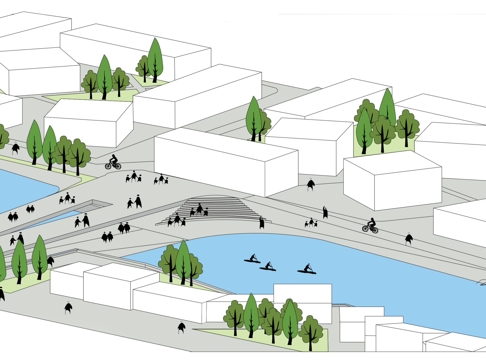 Illustration for Urbanism project by Muhamed on Dribbble