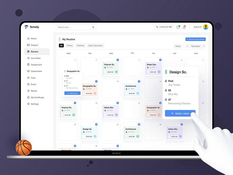 Education Management System by Saikat Kumar for unflip on Dribbble