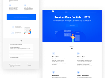 Rank Predictor Landing by Alok Sharma on Dribbble