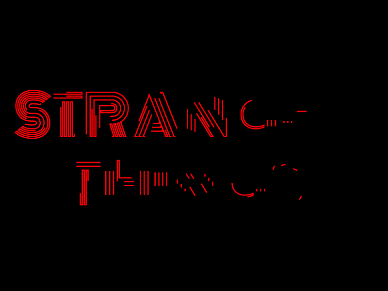 Stranger Things - Alt Logo Animation by Akhil Dakinedi on Dribbble