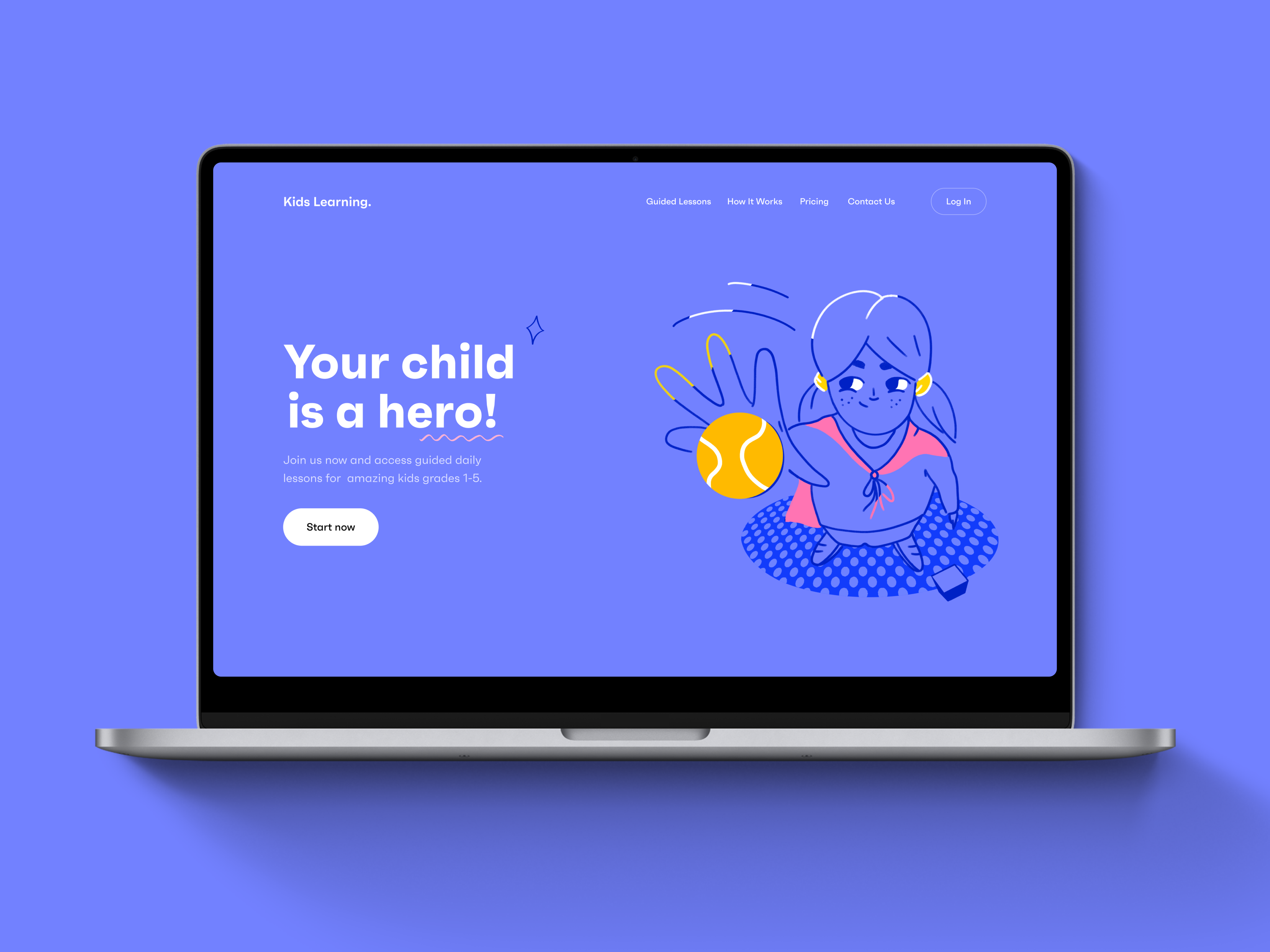 Kids Learning - Website design for children's online courses by ...
