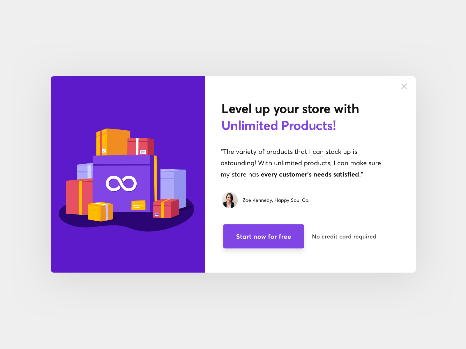 SaaS app upgrade pop-ups by Sumit Hegde on Dribbble